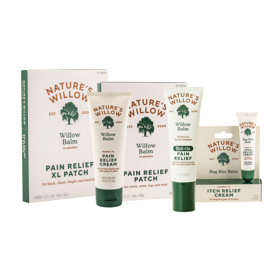 Natural Pain Relieving Cream Powered by Willow Bark